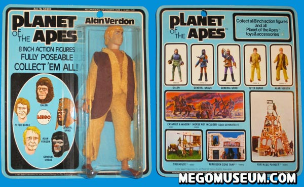 Mego Alan Verdon : Planet of the Apes Gallery: Mego Museum : Mego Corp