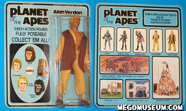 Mego Alan Verdon : Planet of the Apes Gallery: Mego Museum : Mego Corp
